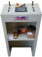 Counter table with touch control screen