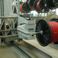 Fully automatic reel storage system