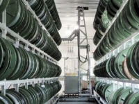 Fully automatic reel storage system