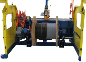 Maquina rebobinadora de cables